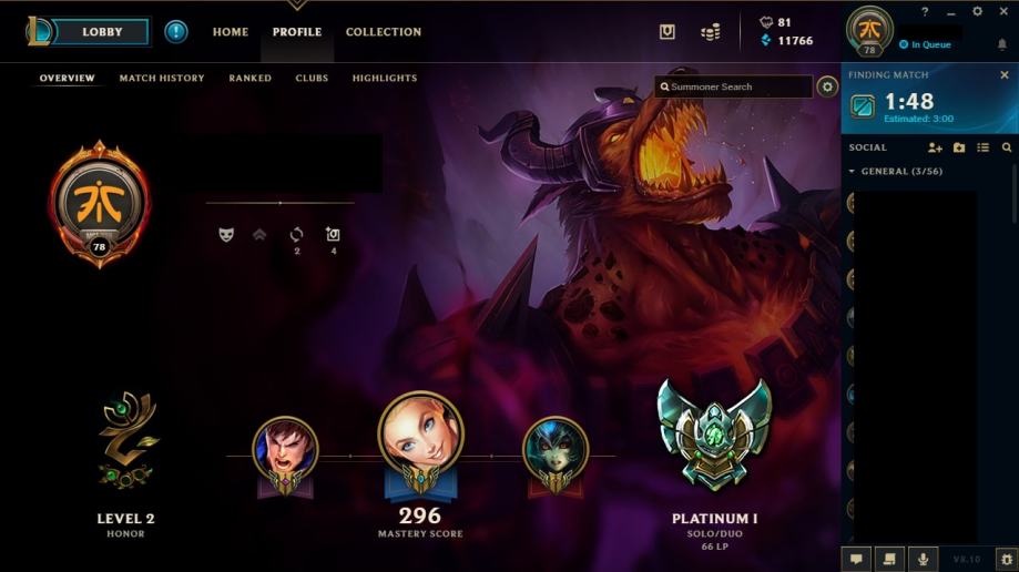 League of Legends EUNE | lvl 78 | 133/142 heroes |13000 BE |30+ skins