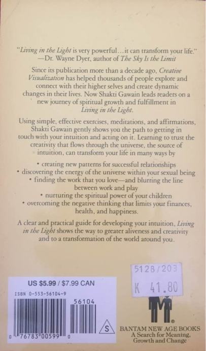 Living in the light, A guide to personal and planetary transformation