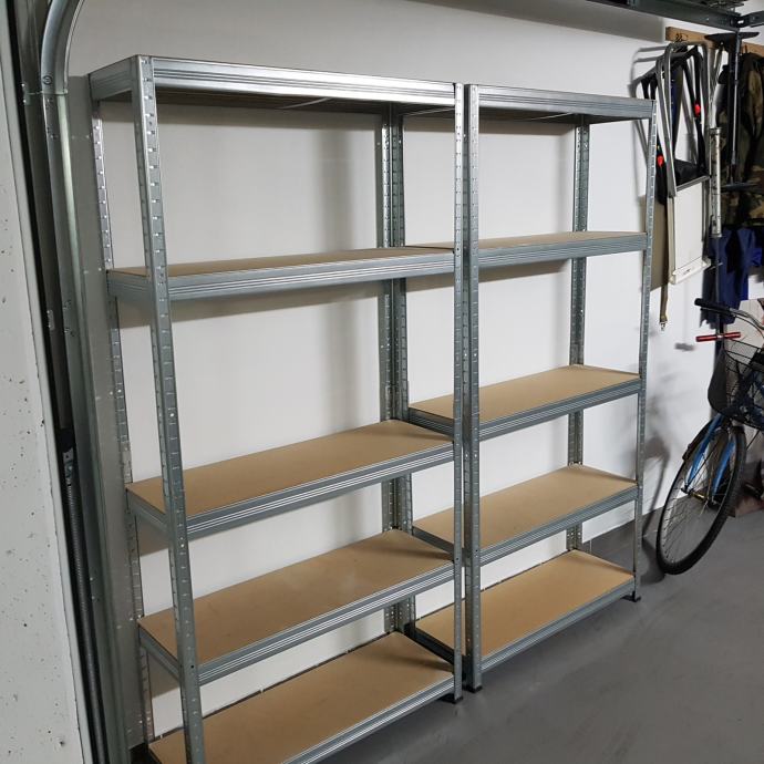 Metalne police veće nosivosti 2 komada