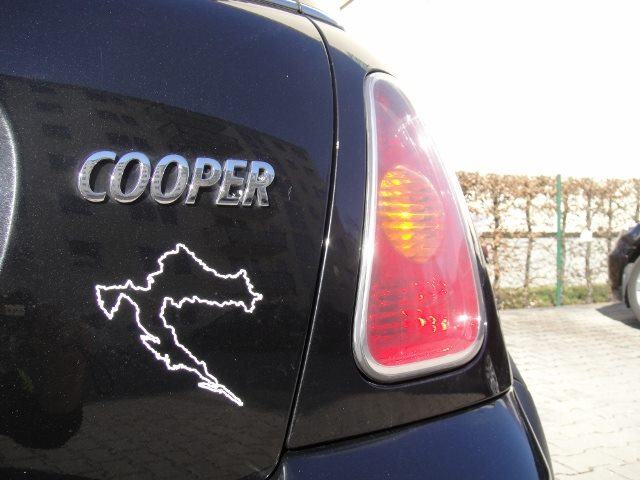 Naljepnica karta Hrvatske za auto