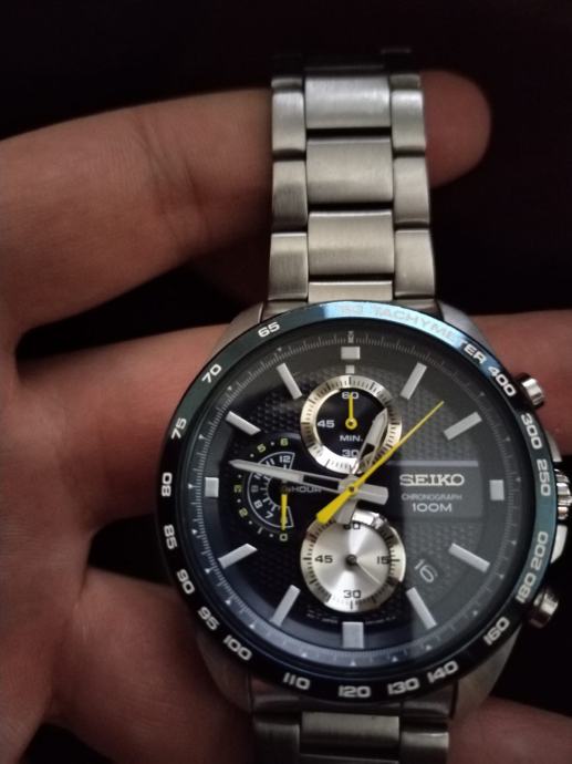 Original sat Seiko Chronograph 100M
