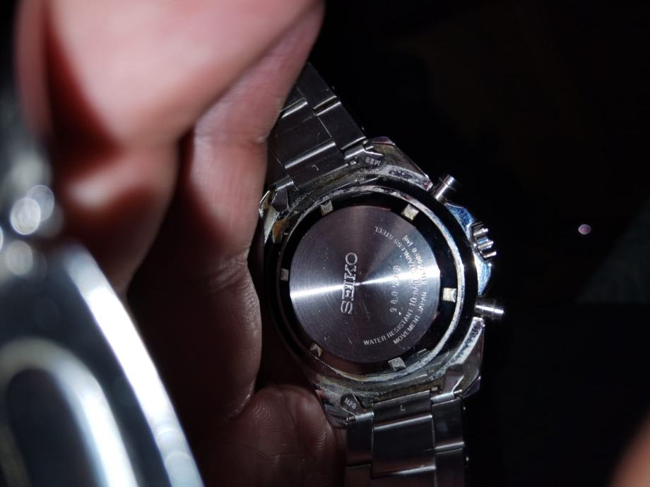 Original sat Seiko Chronograph 100M