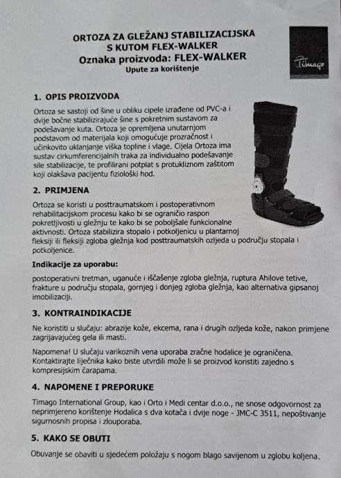 Ortoza flex walker