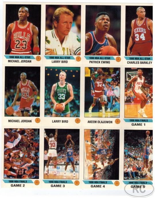 PANINI NBA Basketball 1990/91 kompletan set sličica + prazan album