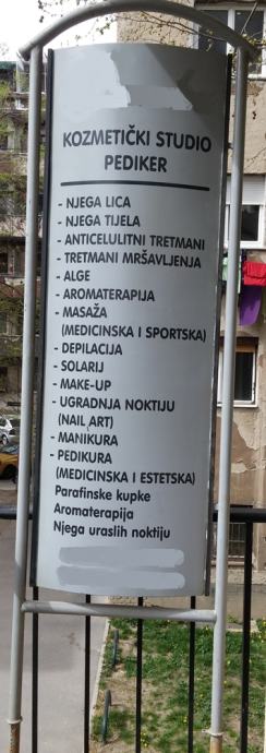 SAMOSTOJEĆI REKLAMNI PANO