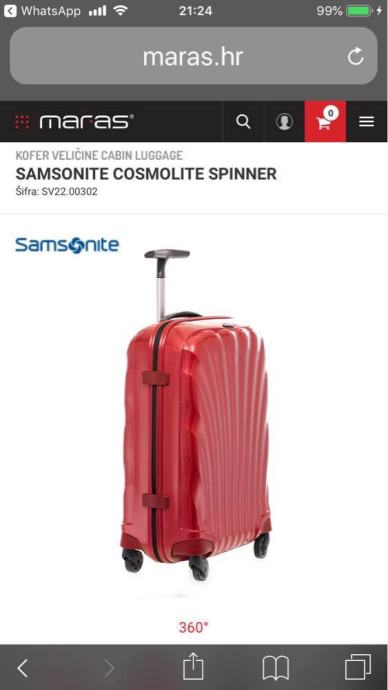 SAMSONITE putni koferi