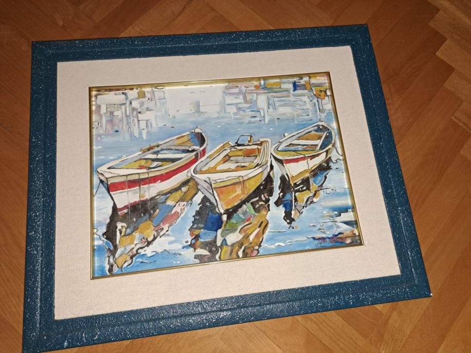 Slika Mirko Perović - Barke