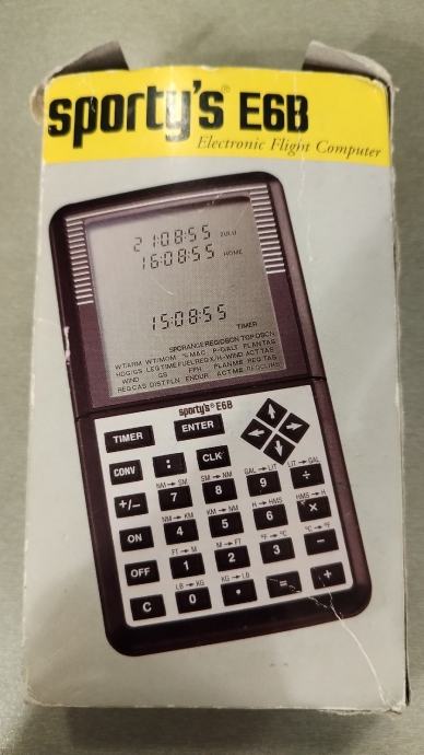 Sportys E6B electronic flight computer