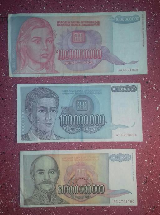 STARE NOVCANICE JUGOSLAVIJE - DINARI