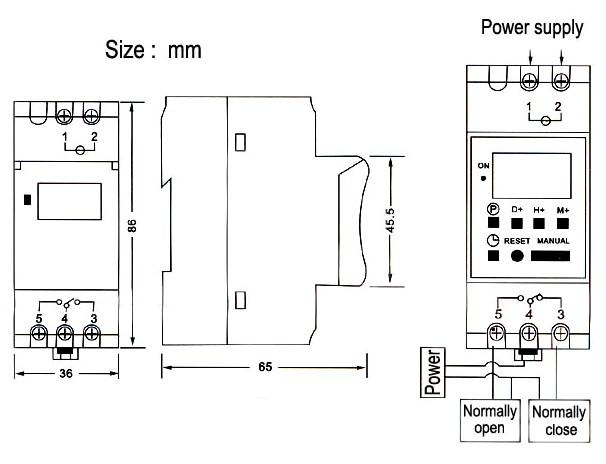 Digitalni Timer 230V