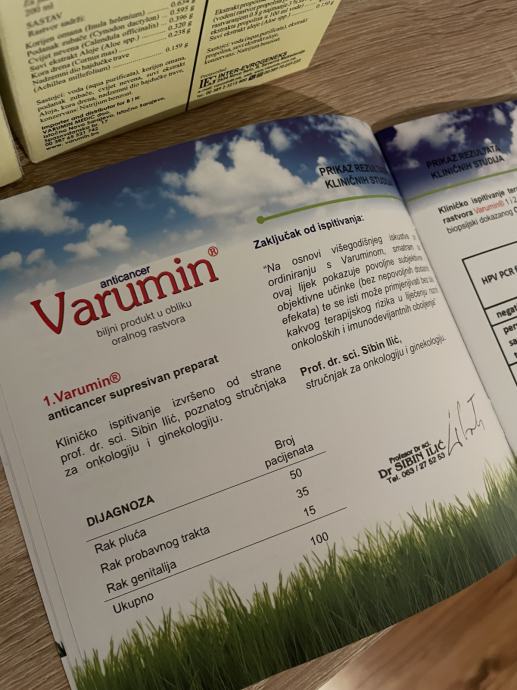 Varumin dodatak prehrani za podizanje imuniteta u borbi protiv raka