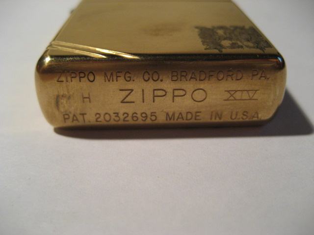 Zippo serija H XIV pat.2032695