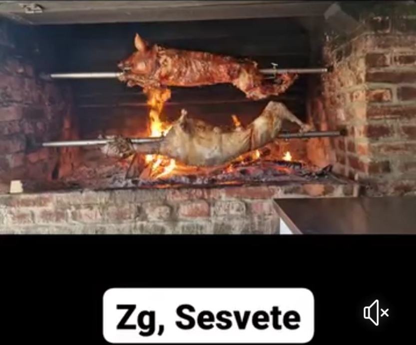 Odojak, domaći odojak pečen na ražnju , sa OPG-a, ZG Sesvete 27 eur