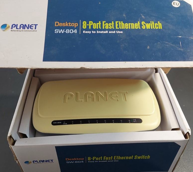 PLANET 8-port Fast Ethernet Switch SW-804