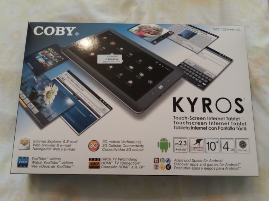 COBY Kyros MID1125 tablet 10