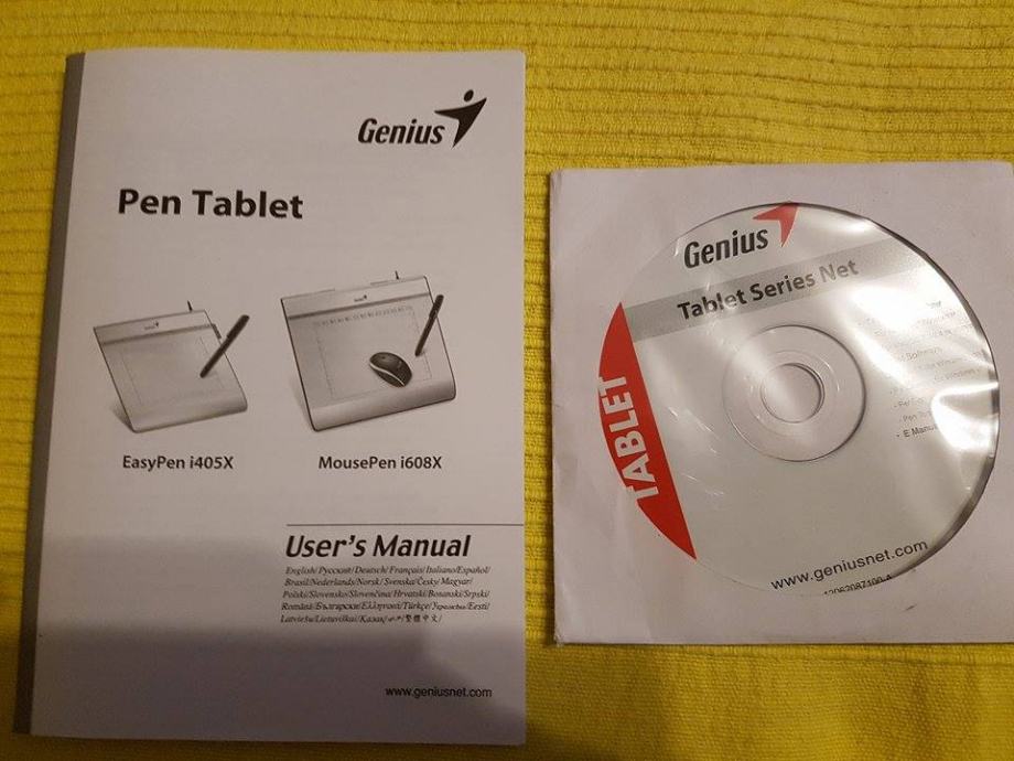 Graficki tablet Genius MousePen i608X, bezicni mis