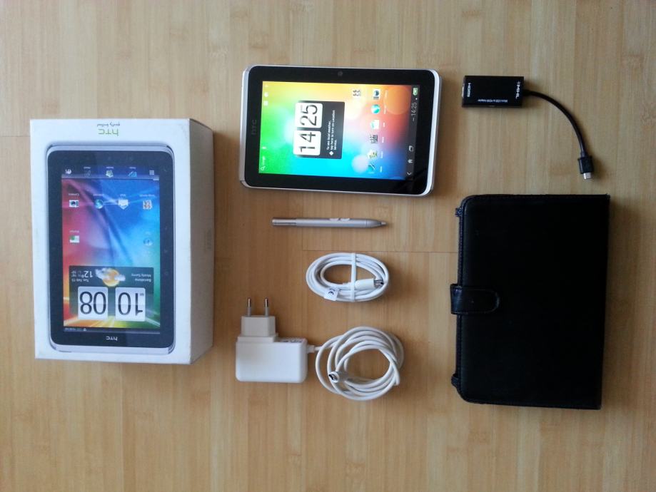 HTC Flyer tablet 7.0 inch, GSM + MHL adapter