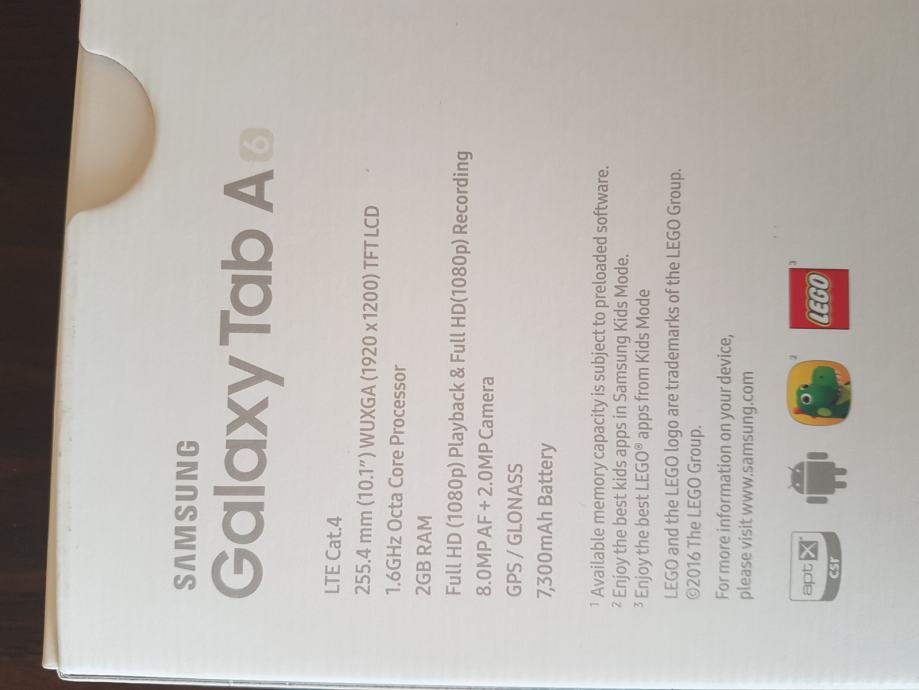 Tablet SAMSUNG GALAXY A6