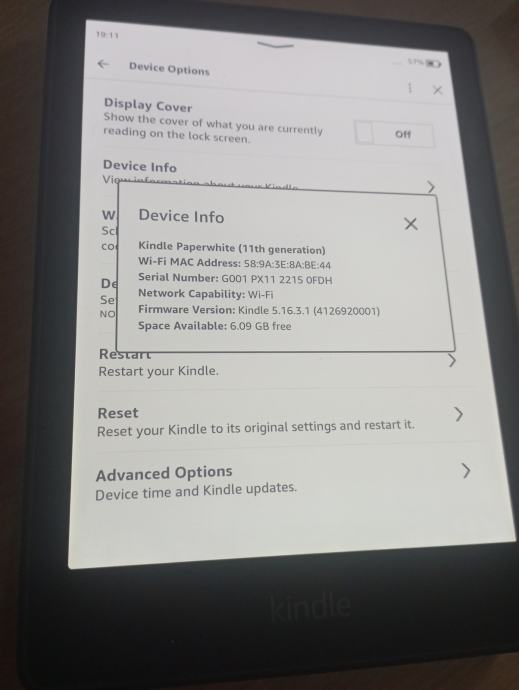 Kindle Paperwhite 11 gen
