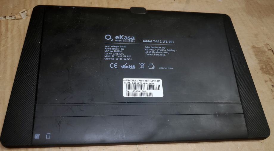 Tablet O2 T-412 LTE EET Fiskal1 10 10 inch