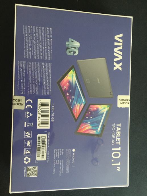 Vivax tablet TPC-105 4G 10.1”
