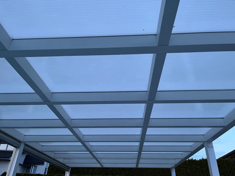 Korv od Lexana / pleksija( 7x 4m nadstresnica )