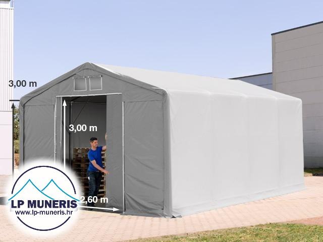 ŠATOR - ŠATORI, za sva godišnja doba, 6x8 m, KLIZNA VRATA, ulaz 3m