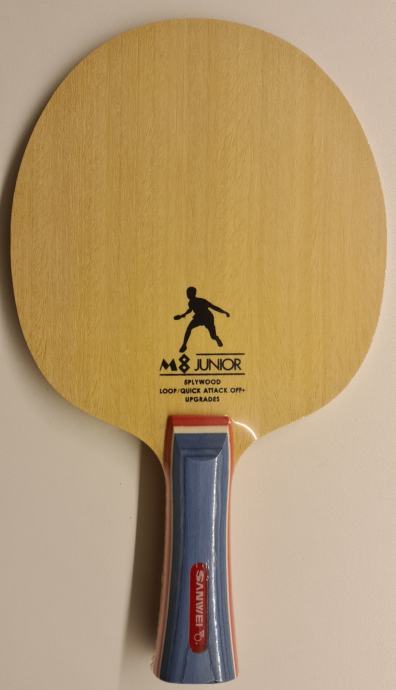 Rabljeno poluprofesionalno Sanwei M8 OFF drvo za stolni tenis - lagano