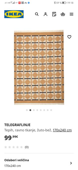 Tepih Ikea - TELEGRAFINJE