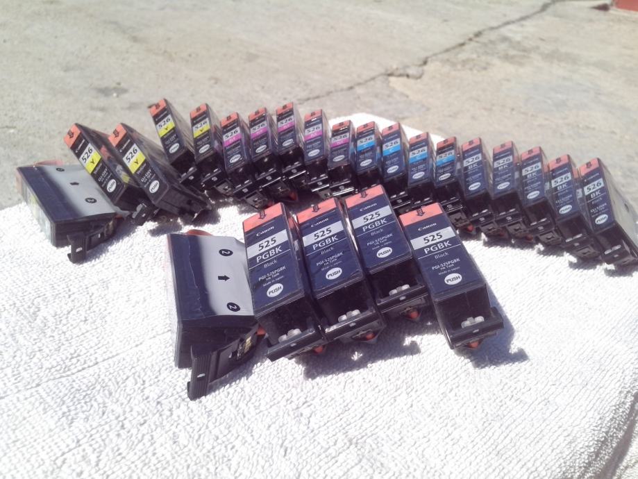 Canon cli 525 pgi 526 mod. printera IP4950, MG5150, MG5250... ORIGINAL