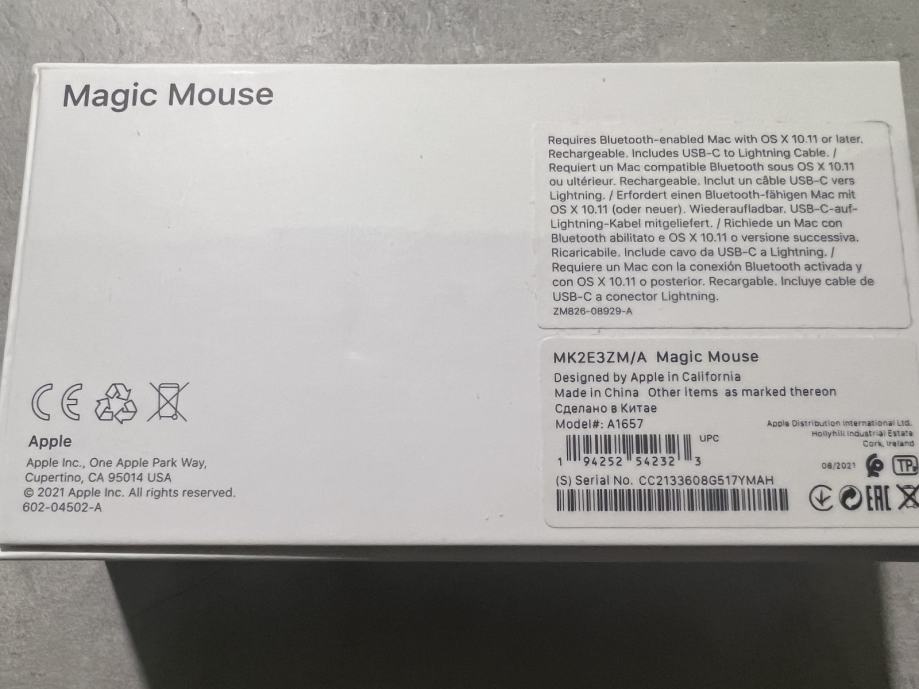 APPLE Magic Mouse 3 (mk2e3zm/a)