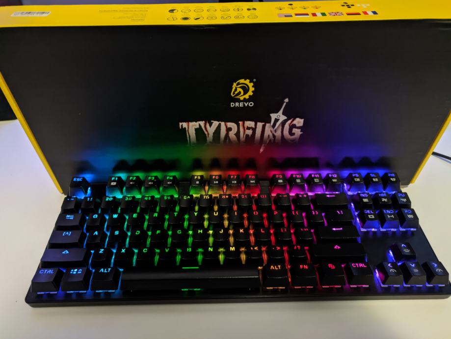 DREVO TYRFING V2 TKL RGB BROWN SWITCH