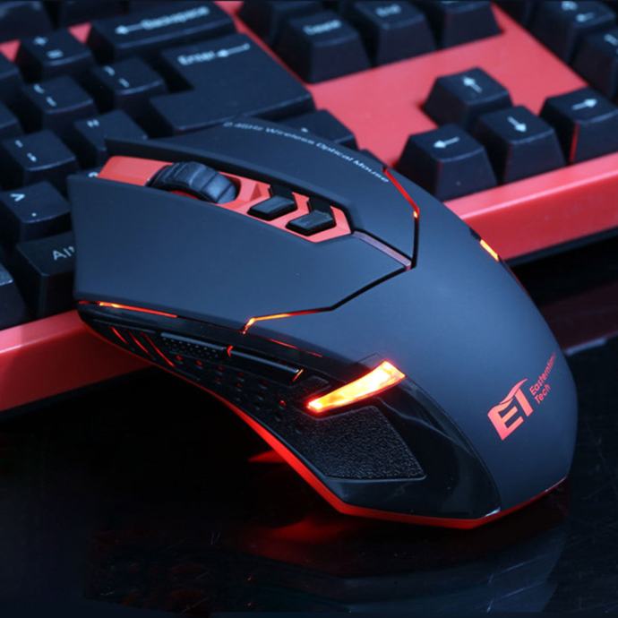 ET X-08 2.4G Wireless bežični Gaming Mouse 2000DPI za PC i laptop
