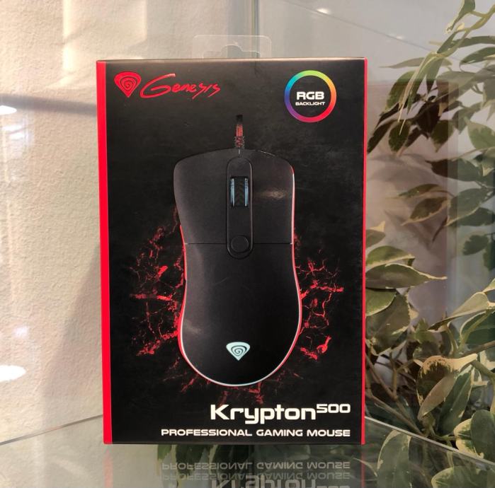 GENESIS GAMING OPTIČKI MIŠ KRYPTON 500. NOVO, R1, RATE!