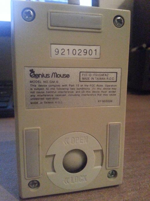 Genius GM-6 miš (cca 1990. god.) - OSIJEK