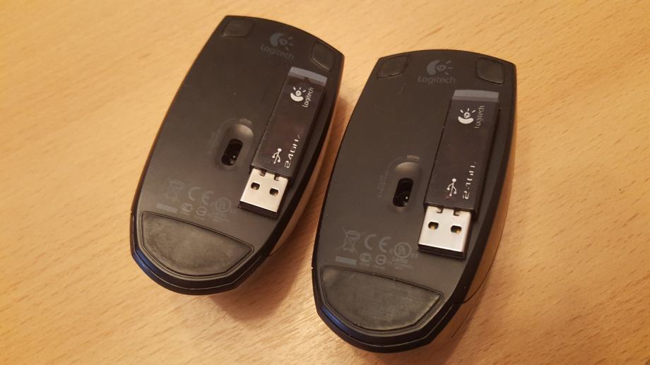 Logitech bežični miševi sa svojim primopredajnicima