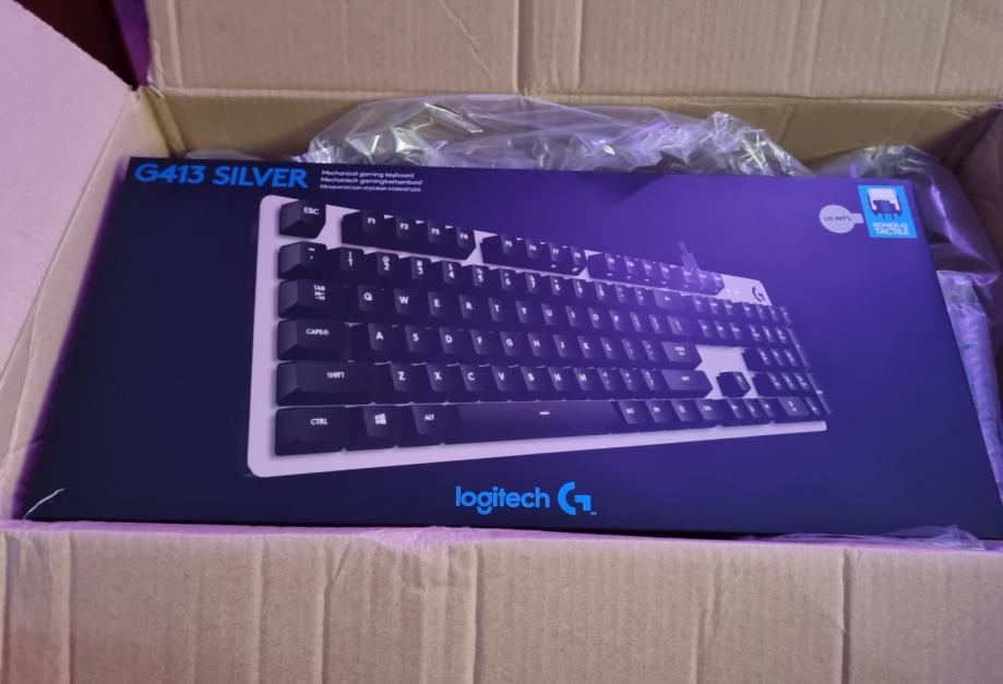 Logitech G413 Silver - US Layout