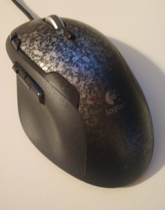 Logitech G500, laserski,5700 dpi, 7 tipki, utezi, hyperscroll, gaming