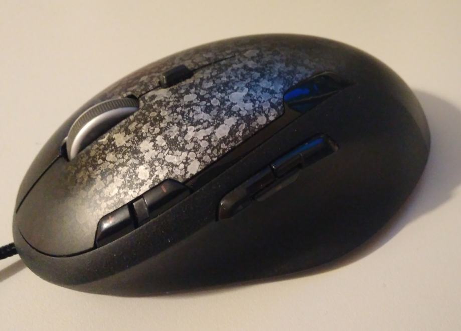 Logitech G500, laserski,5700 dpi, 7 tipki, utezi, hyperscroll, gaming