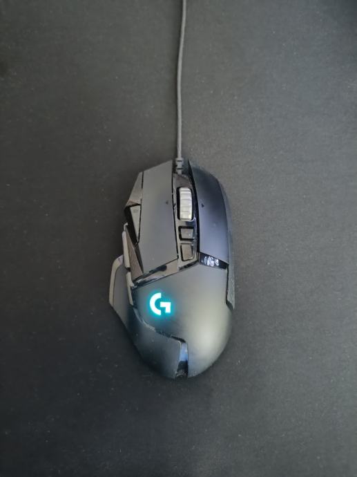 Logitech G502 Hero RGB (optički, 25600dpi, crni, USB)
