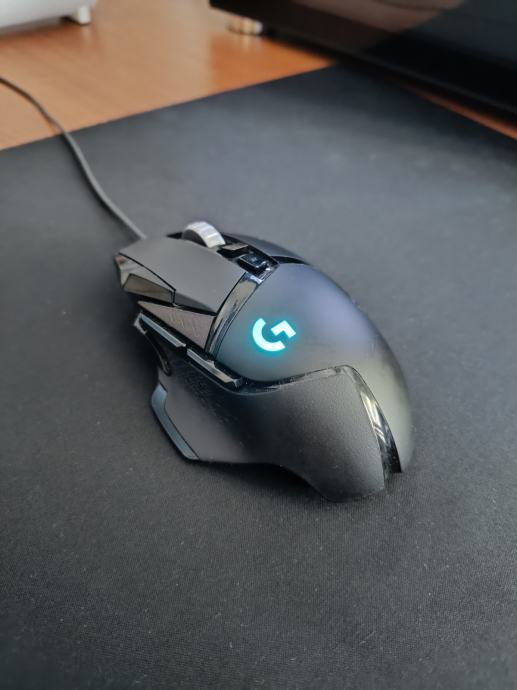 Logitech G502 Hero RGB (optički, 25600dpi, crni, USB)