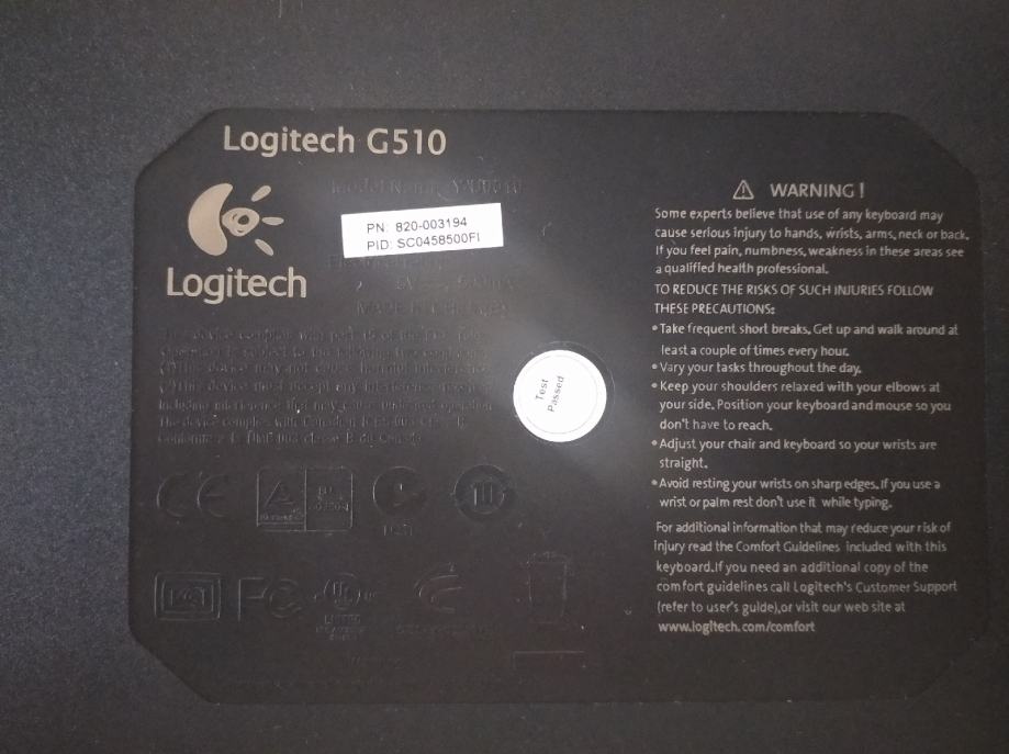 Logitech G510