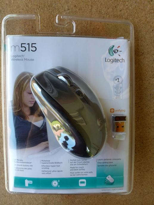 Logitech M515 laserski bežični miš račun, garancija do 2014.