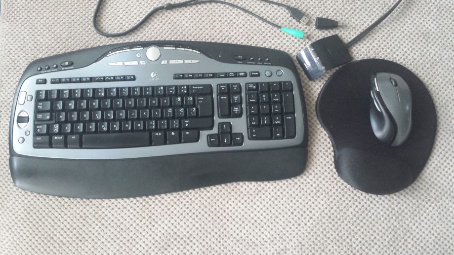 Logitech mx3000 bežični komplet laserski miš i tipkovnica
