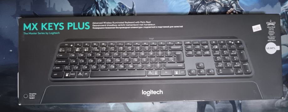 Logitech MX KEYS PLUS US/HR LAYOUT - BLUETOOTH/WIRELESS: MAC & WIN OS