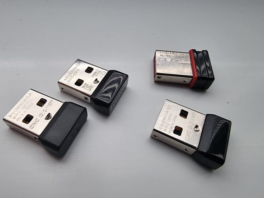 Logitech NANO receiver dongle, unify, g series