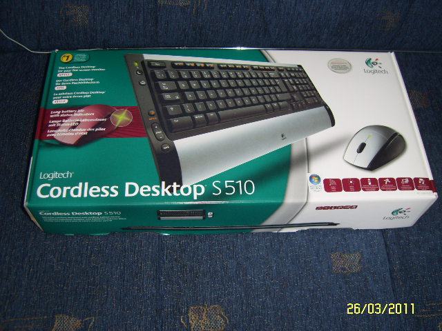 Logitech S510 bež. tipkovnica + miš