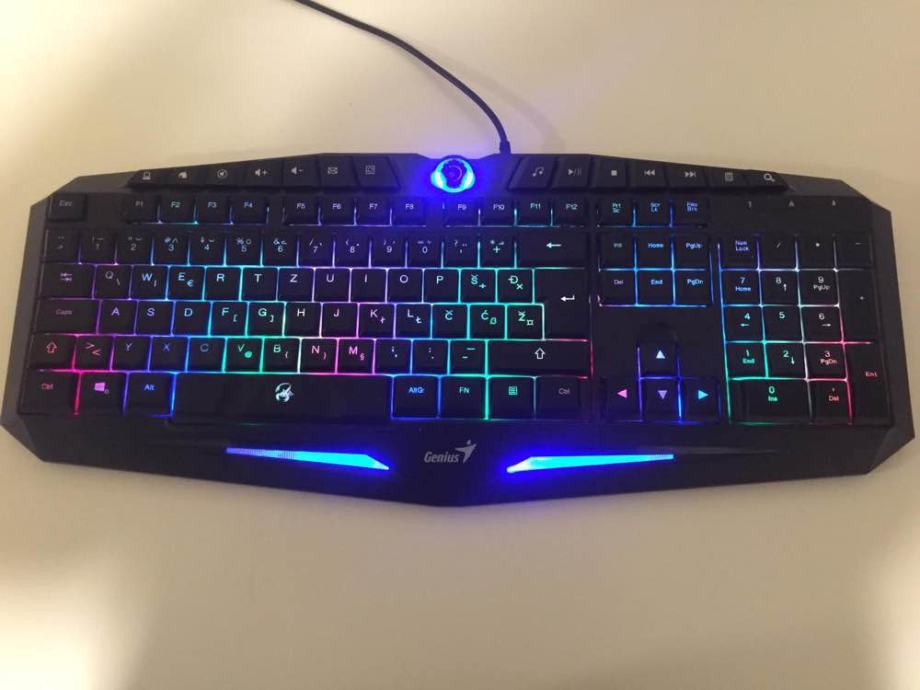 Maxline gaming headset & Genius gaming keyboard scorpion