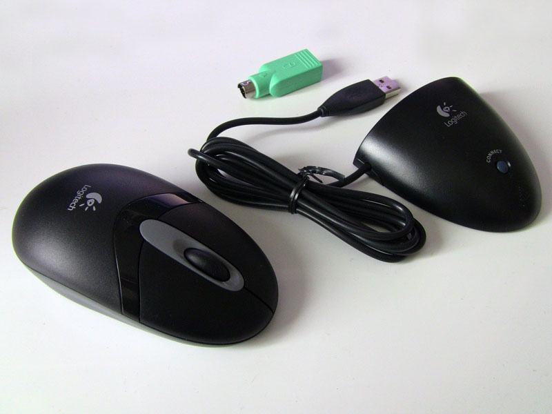 Miš Logitech Cordless Pilot Optical USB , PS/2 , crni , nekorišteni