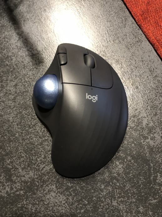 Miš LOGITECH Ergo M575, optički, 2000dpi, bežični, USB, sivi